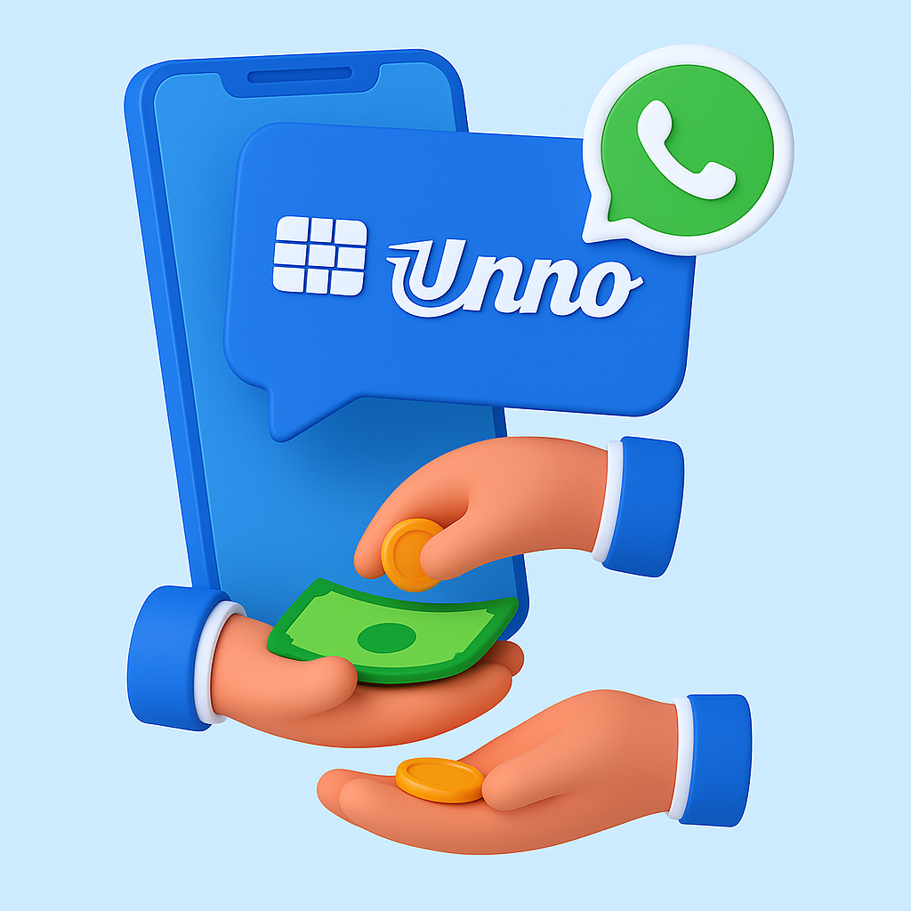 Unno - Envía dinero a tu familia fácil, rápido y seguro por WhatsApp